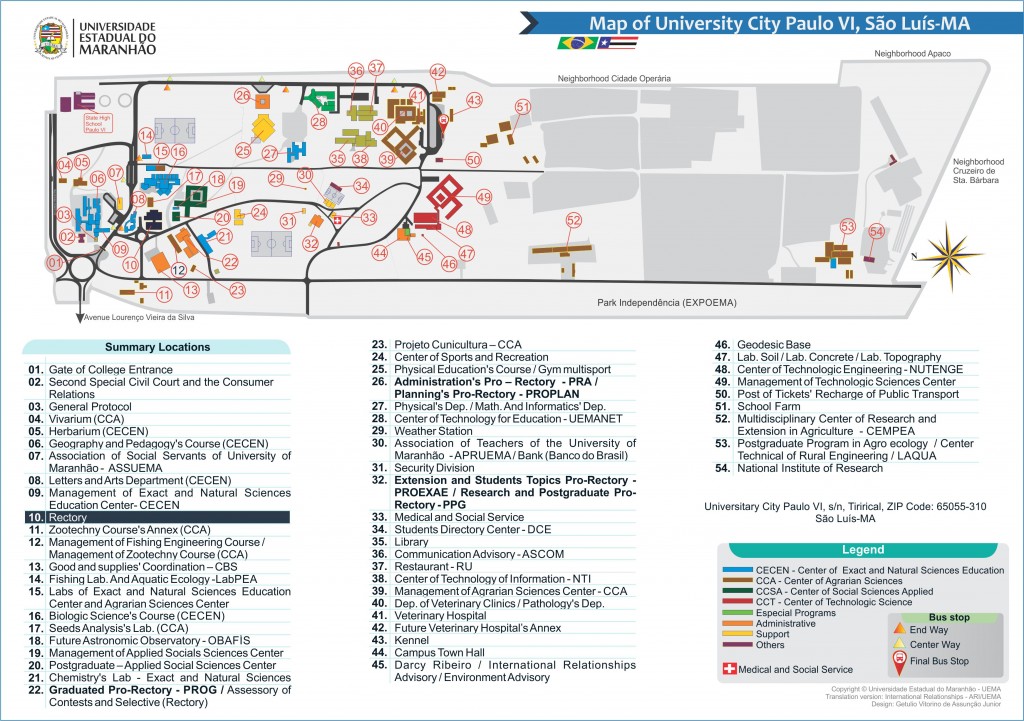 UEMA | Localize-se no Campus Paulo VI