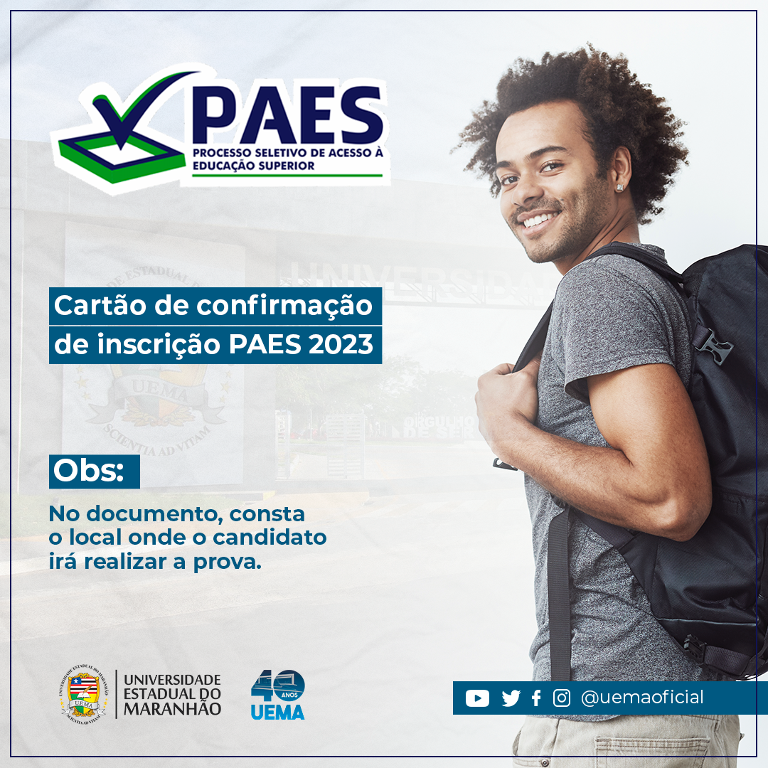 Uema Prova Em Etapa única Do Paes 2023 Será Aplicada Neste Domingo 27