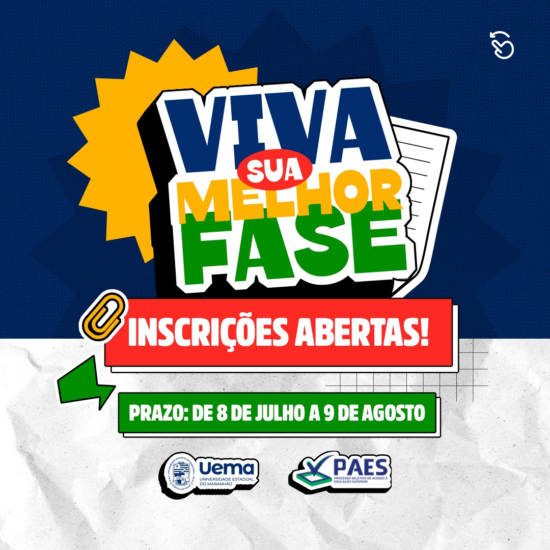 Uema Paes 2025 Inscrições Para Vestibular Da Uema Seguem Até Dia 9